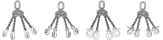 Four Legged Chain Slings | Canadian Lifting and Supplies